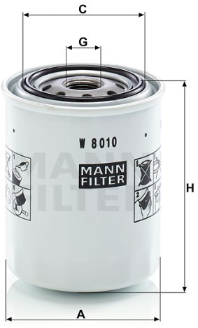 MANN-FILTER W 8010 Wechselfilter