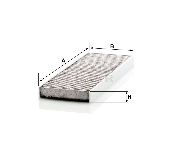 MANN-FILTER CUK 45 004 Innenraumfilterelement (Aktivkohle)