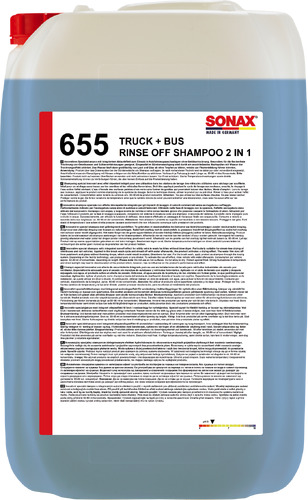 SONAX SONAX Rinse off Shampoo 2 in 1 - 25 Ltr Truck+Bus