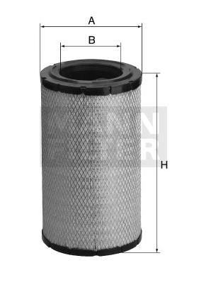 MANN-FILTER SP 3022-2 air filter (element-servicekit)
