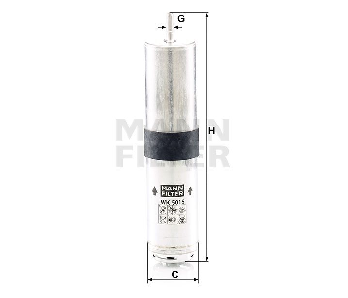 MANN-FILTER WK 5015 z replaced by WK 5015