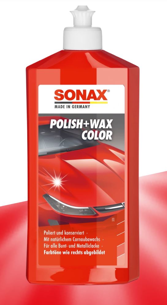 SONAX SONAX Polish+Wax Color rot - 500 ml