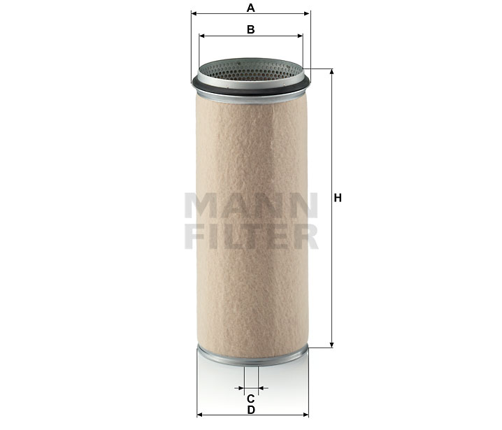 MANN-FILTER CF 1610 air filter element (secondary)