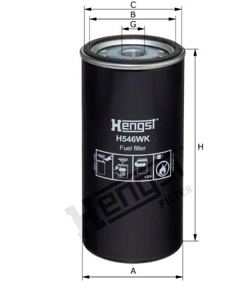 DONALDSON P576926 Kraftstofffilter SpinOn