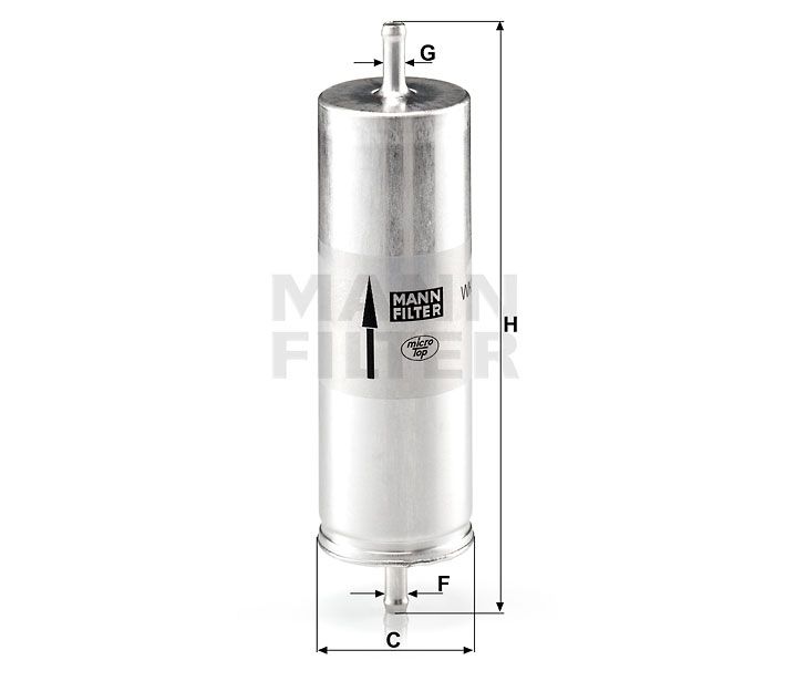 HENGST FILTER H109WK Kraftstoff-Leitungsfilter Inline