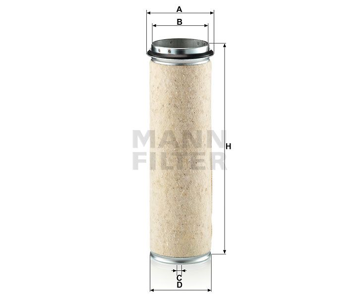 MANN-FILTER CF 1200 Luftfilterelement (Sekundärelement)